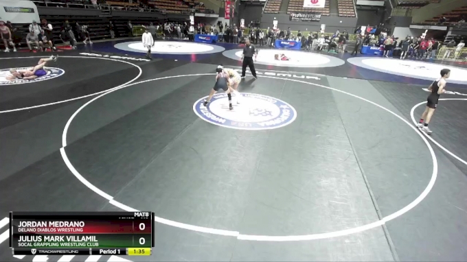 113 lbs Semifinal - Jordan Medrano, Delano Diablos Wrestling vs Julius ...