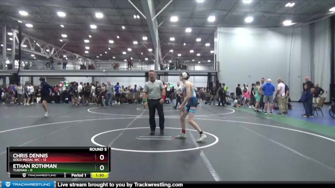 113 lbs Round 5 (10 Team) - Ethan Rothman, Tugman vs Chris Dennis, Gold ...