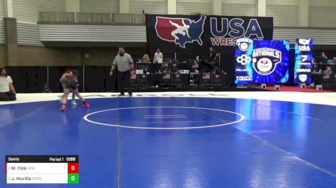 10U Girls - 67 lbs Semis - Jaelene Murillo, Dirty Den Wrestling Club / Meriden Youth Wrestling ...