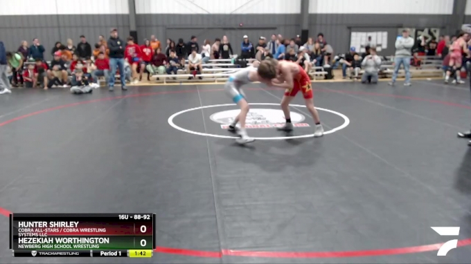88-92 lbs Round 2 - Hunter Shirley, COBRA ALL-STARS / Cobra Wrestling ...