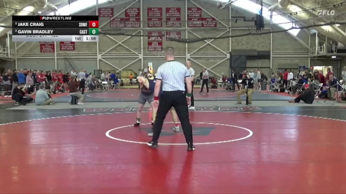 125 lbs Semifinal - Jake Craig, Southern Maine vs Gavin Bradley, Castleton