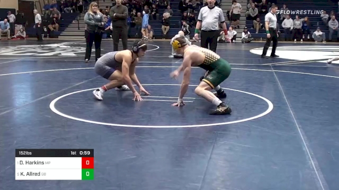 152 lbs 3rd Place - Dalton Harkins, Malvern Prep vs Kolby Allred, Great ...