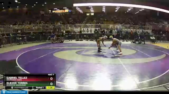 3A 106 lbs Semifinal - Eliezer Torres, Riverview (Riverview) vs Gabriel ...