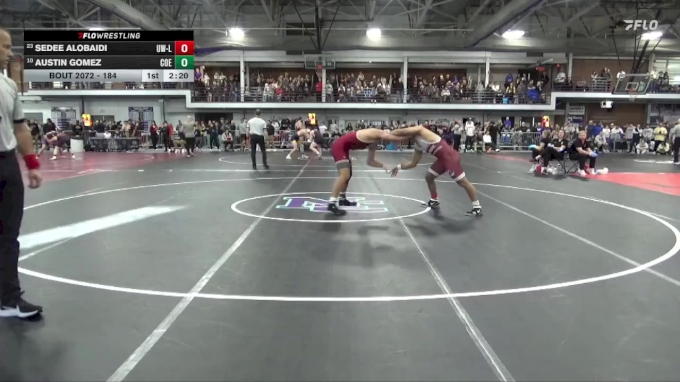 184 lbs Champ. Round 1 - Sedee AlObaidi, Wisconsin-La Crosse vs Austin ...