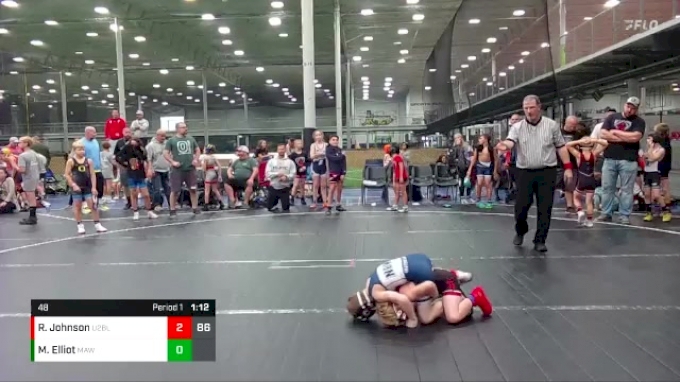 48 lbs Round 4 (8 Team) - Ryker Johnson, U2 Upstate Uprising Blue vs ...