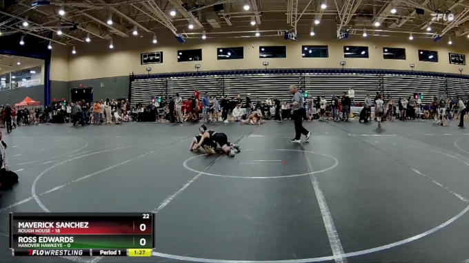 84 lbs Round 2 (4 Team) - Maverick Sanchez, Rough House vs Ross Edwards ...