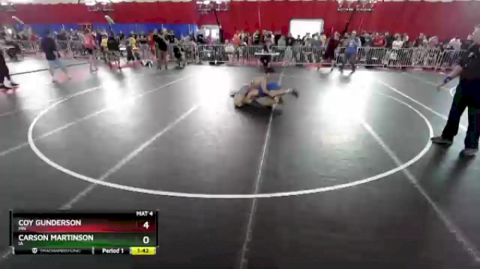 160 lbs Champ. Round 3 - Coy Gunderson, MN vs Carson Martinson, IA