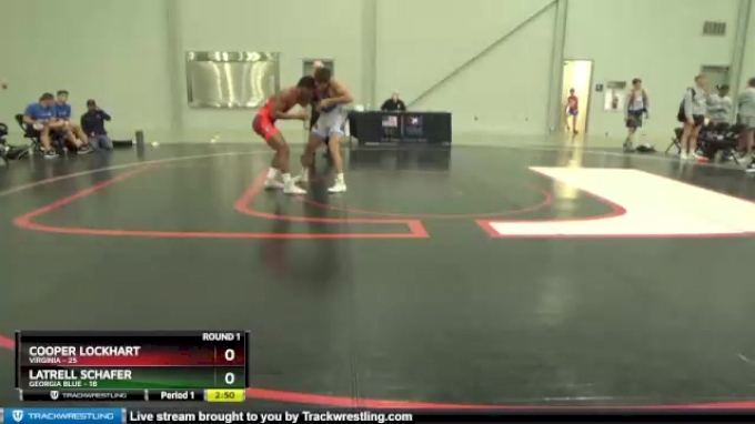 160 lbs Round 1 (8 Team) - Latrell Schafer, Georgia Blue vs Cooper ...