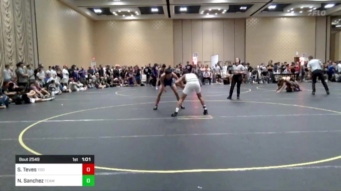 132 lbs Round Of 64 - Stryker Teves, Too Much Mana vs Noah Sanchez ...