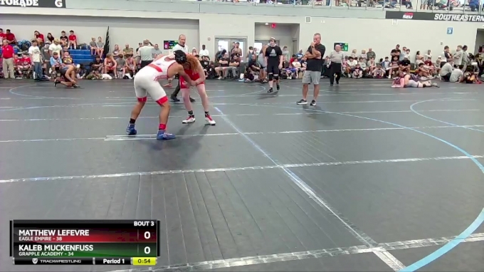 160 lbs Round 1 (6 Team) - Matthew Lefevre, Eagle Empire vs Kaleb ...