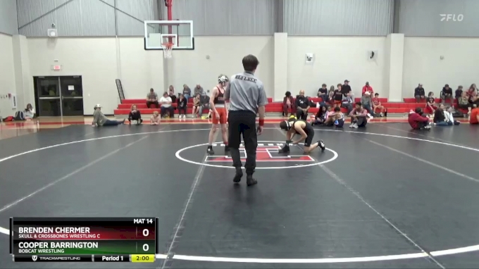 85 lbs Cons. Round 3 - Brenden Chermer, Skull & Crossbones Wrestling C ...