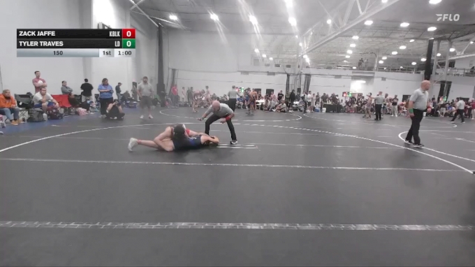 150 lbs Finals (8 Team) - Zack Jaffe, Kraken Black vs Tyler Traves ...