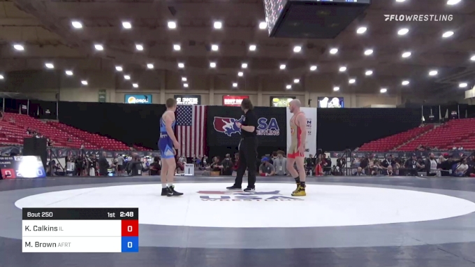 60 kg Consi Of 4 - Kegan Calkins, Illinois vs Mitchell Brown, Air Force ...