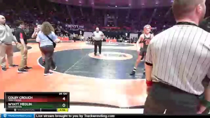 2A 126 lbs Semifinal - Colby Crouch, Troy (Triad) vs Wyatt Medlin ...