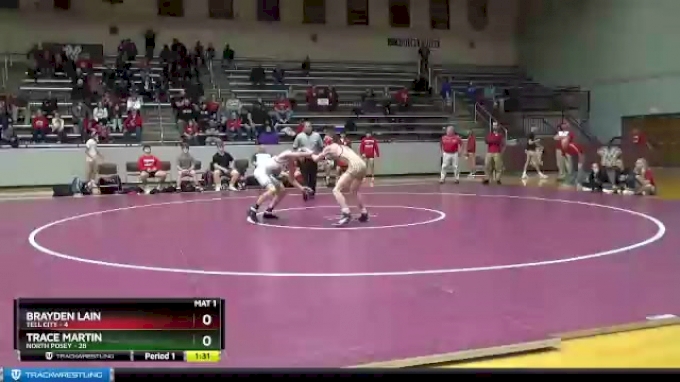 120 lbs Finals (2 Team) - Trace Martin, North Posey vs Brayden Lain ...