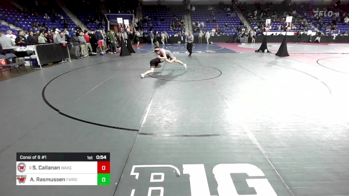 157 lbs Consi Of 8 #1 - Sean Callanan, Wakefield vs Austin Rasmussen ...