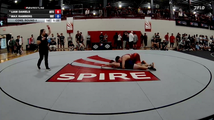 97 kg Cons. Round 4 - Liam Daniels, Arkansas Regional Training Center ...
