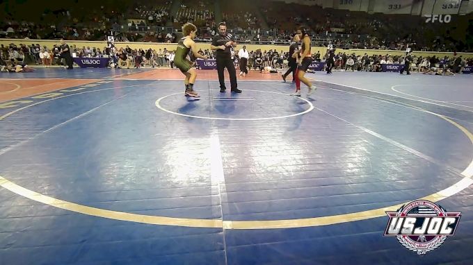 110 lbs Quarterfinal - Kortney Akpan, RSA RedStorm vs Justin Carson ...