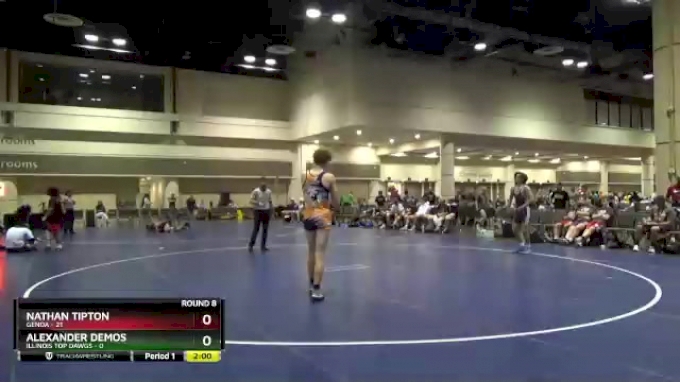 132 lbs Round 8 (10 Team) - Alexander Demos, Illinois Top Dawgs vs ...