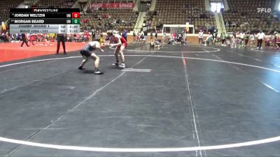 141 lbs Champ. Round 1 - Jordan Weltzin, Montevallo vs Morgan Beard ...