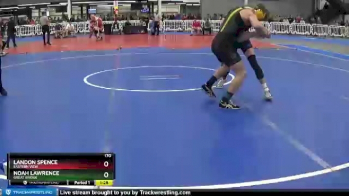 170 lbs Semifinal - Noah Lawrence, Great Bridge vs Landon Spence ...