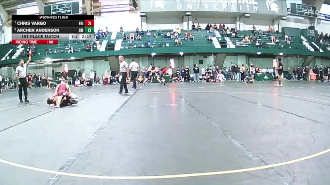 125 lbs 1st Place Match - Chris Vargo, Edinboro vs Archer Anderson ...