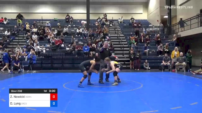 136 lbs Semifinal - Zoe Nowicki, Adrian (W) vs Destiny Lyng, Oklahoma ...