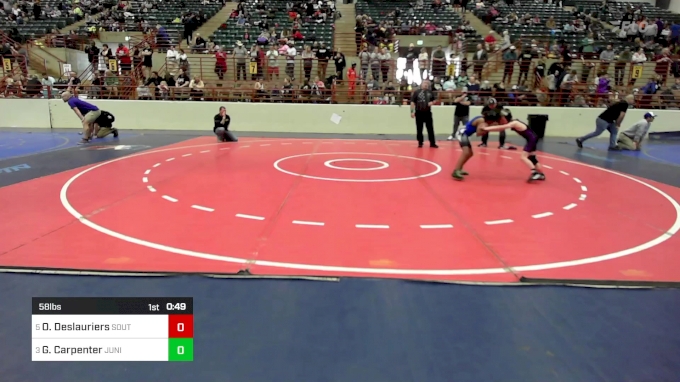 58 lbs Consolation - Greyson Carpenter, Junior Indian Wrestling vs ...