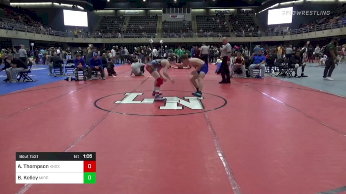 125 lbs Quarterfinal - Ashton Thompson, Knoxville vs Braydon Kelley ...