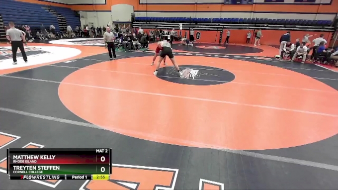 197 lbs Champ. Round 2 - Matthew Kelly, Rhode Island vs Treyten Steffen ...