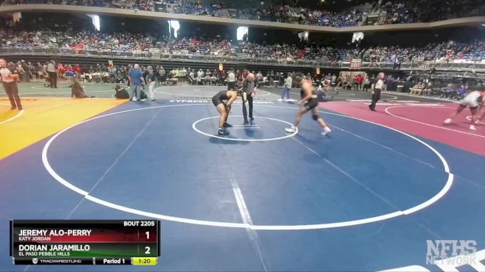 6A 190 lbs Quarterfinal - Jeremy Alo-Perry, Katy Jordan vs Dorian ...