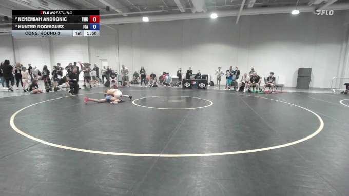 38 lbs Cons. Round 3 - Nehemiah Andronic, Rochelle Wrestling Club vs ...