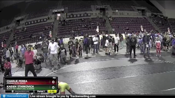 78 lbs 1st Place Match - Charlie Perea, Pomona Elite (PWCC) vs Kaiden ...