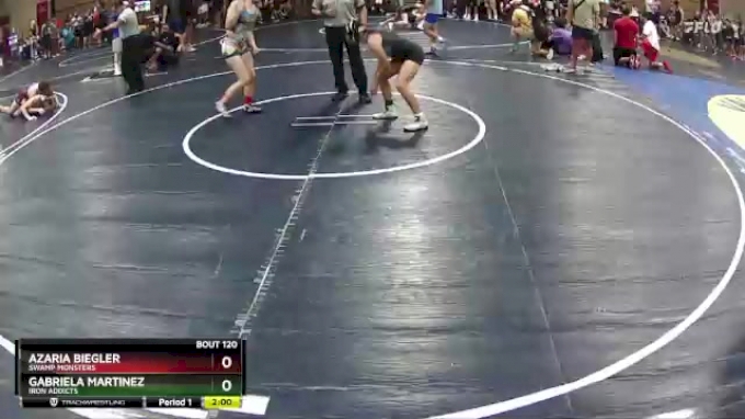 126 lbs Champ. Round 1 - Gabriela Martinez, Iron Addicts vs Azaria ...