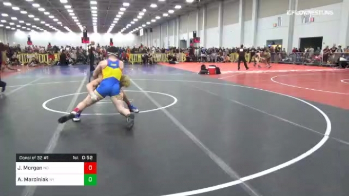 170 lbs Consi Of 32 #1 - Josh Morgan, NC vs Alex Marciniak, NY