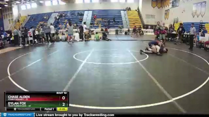 170 lbs Round 3 (8 Team) - Dylan Fox, Team Barracuda vs Chase Alden ...