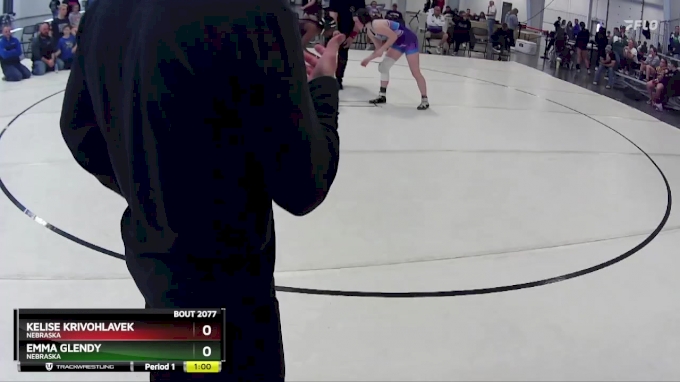 133 lbs 3rd Place Match - Kelise Krivohlavek, Nebraska vs Emma Glendy ...