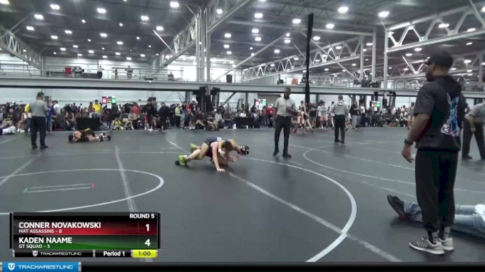 120 lbs Round 5 (6 Team) - Kaden Naame, GT Squad vs Conner Novakowski ...