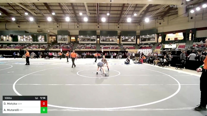 106 lbs Final - Davis Motyka, Wyoming Seminary vs Anthony Mutarelli ...
