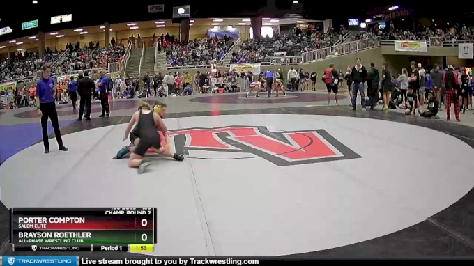 138 lbs Champ. Round 2 - Brayson Roethler, All-Phase Wrestling Club vs ...