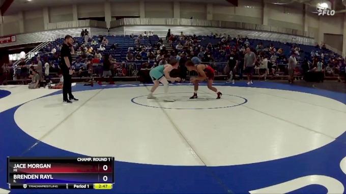 138 lbs Champ. Round 1 - Jace Morgan, MI vs Brenden Rayl, IL
