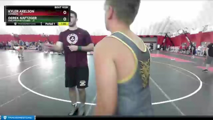 161-162 A Round 3 - Derek Naftzger, Erie/Prophetstown vs Kyler Axelson ...