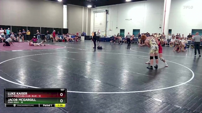 157 lbs Semis & Wb (16 Team) - Jacob Mcgargill, Iowa Gold vs Luke ...