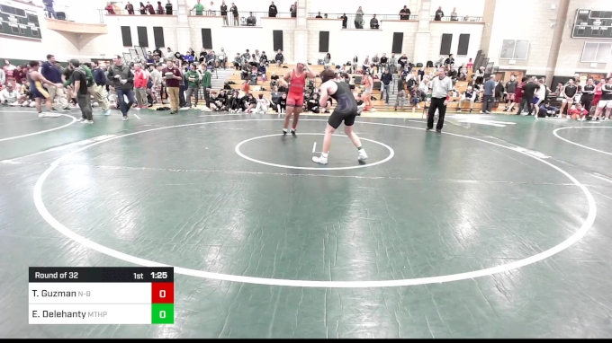 190 lbs Round Of 32 - Tayel Guzman, New Bedford vs Ethan Delehanty, Mt ...