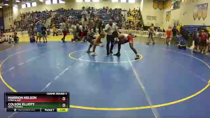 152 lbs Champ. Round 3 - Colson Elliott, Well Trained vs Marrion Nelson ...
