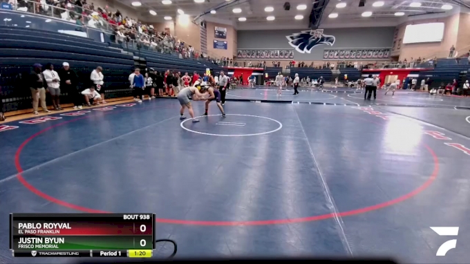 165 lbs Cons. Round 2 - Justin Byun, Frisco Memorial vs Pablo Royval ... 165 lbs Cons. Round 2 - Justin Byun, Frisco Memorial vs Pablo Royval ...