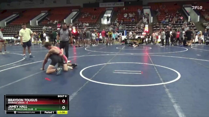 117 lbs Semis & 1st Wrestleback (8 Team) - Jamey Hall, Impact Wrestling Club vs Braydon Tougus ...