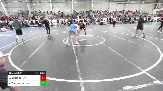 157 lbs Consi Of 8 #2 - David Sanchez, Team Pueblo vs Nathan Tom,Jensen ...