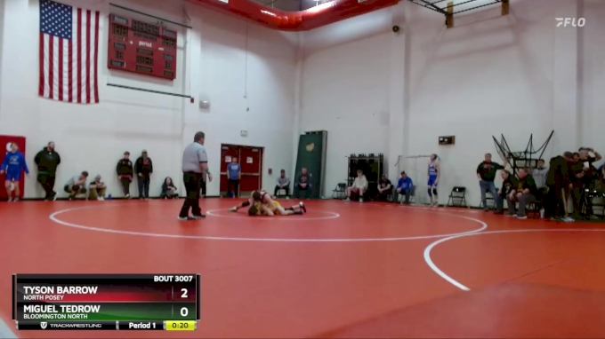 150 lbs Champ. Round 1 - Tyson Barrow, North Posey vs Miguel Tedrow ...