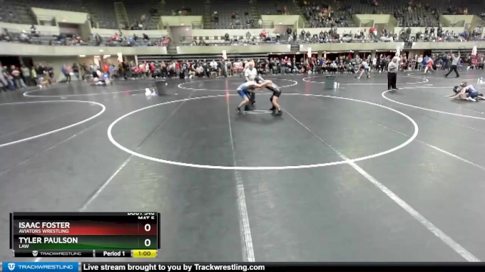 105 lbs Semifinal - Tyler Paulson, LAW vs Isaac Foster, Aviators Wrestling